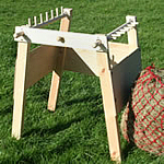 HayMate range- an easy way to fill horse haynets - easy hay net filler